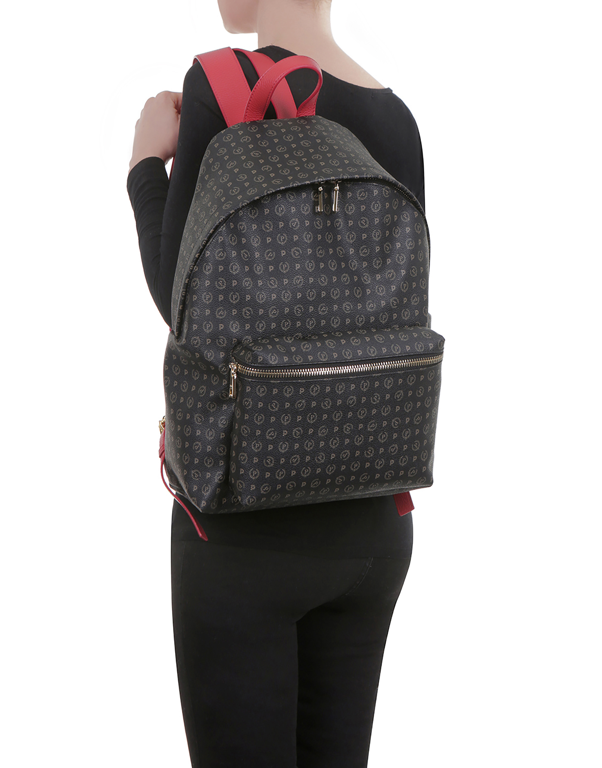 Zaino Heritage Logo Classic Nero/lacca | Pollini